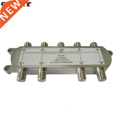 GSP-08A 8-Way Signal Satellite Splitter TV Antenna RF Coaxia