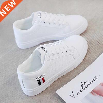 Women Sneakers Autumn Leather Light White Sneaker Female Pla