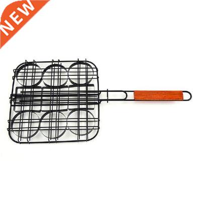Hamburger Grill Basket Clip Small Mini Burger Press 9 He