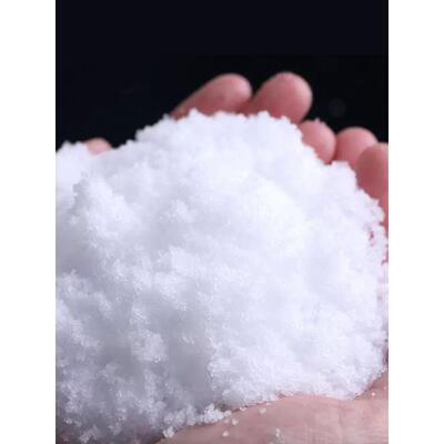 Christmas dry snow powder fake snow scene layout 圣诞假雪