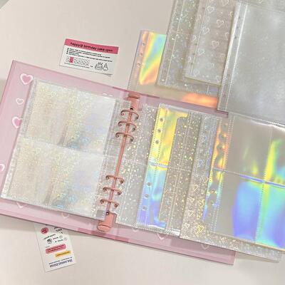 10PCS/Pack A5 Kpop Photocard Binder Sleeves Idol Photo Card