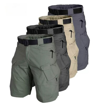 Men Classic Tactical Shorts Upgraded Waterproof Quick Dry Mu