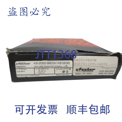 原装供应IFM EFECTOR KB-2020-BBOW 接近传感器 NSMP