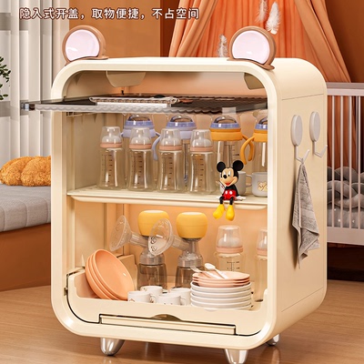 日本宝宝奶瓶收纳盒婴儿餐具储物
