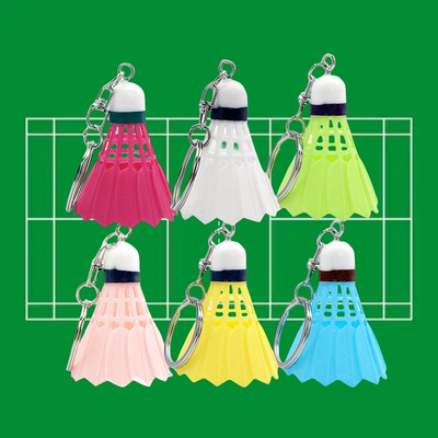 仿真迷你爆款羽毛球钥匙扣挂件