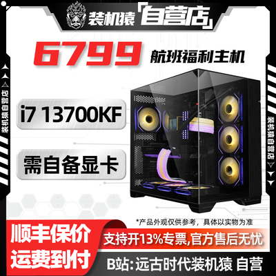 T11装机猿自营店6799航班I7 13700KF/电脑台式主机
