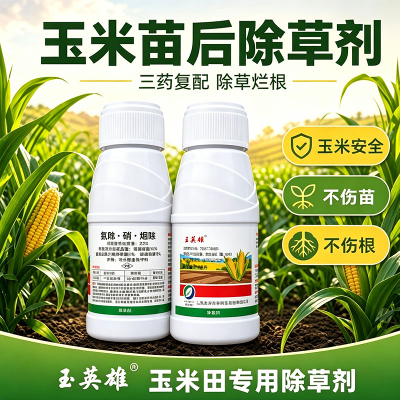 玉米苗后除草剂专用除草剂护苗型烟嘧磺隆硝磺草酮氯氟吡氧乙酸药