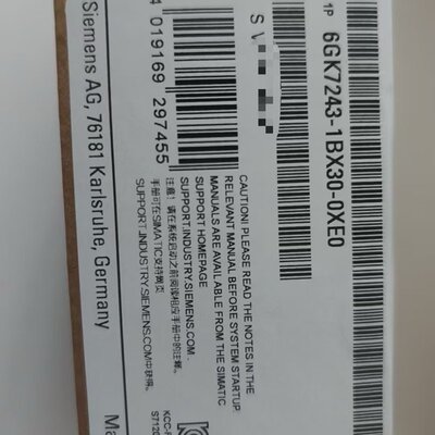 议价6GK7243-1BX30-0XE0未封顺丰可维修