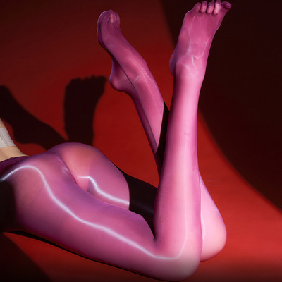 5D超薄油亮五指丝袜性感高弹大码