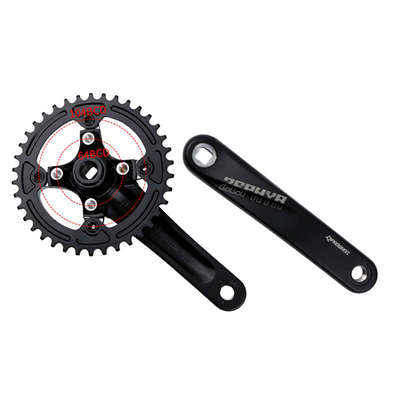 Prowheel浩盟山地车方孔曲柄 正负齿单盘 9S/10/11速齿盘34/36/38