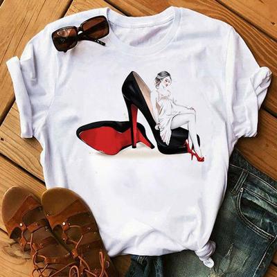 summer  new fashion graphic print shirts women tshirts