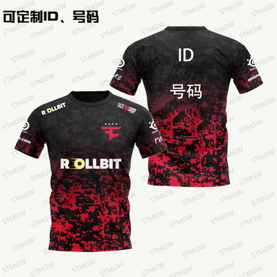 FAZE CLAN队服定制T恤男短袖CSGO战队major周边总监选手服TWISTZZ