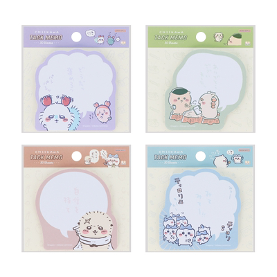 CHIIKAWA吉伊卡哇×sunstar太阳星人气IP彩色卡通印花便签贴速记备忘提醒待办清单日程管理可爱治愈学生白领