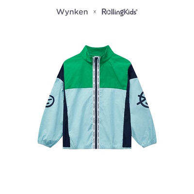 WYNKEN 时尚拼接色休闲运动外套上衣秀场同款