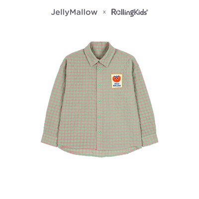 Jellymallow 儿童长袖衬衫翻领百搭上衣丨RollingKids