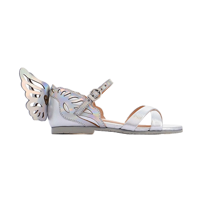 SOPHIAWEBSTER女童银色凉鞋时尚