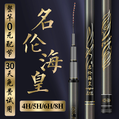 香港名伦旗舰海皇鱼竿官方旗舰店超轻硬碳素台钓鲫鲤鱼竿十大名牌