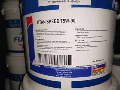 福斯TITAN SPEED 75W-90 75W-140变速箱合成车用齿轮油85W90 正品