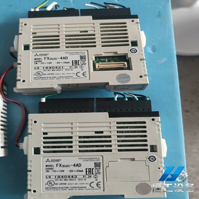 询价~PLC模块 FX3UC-4AD，24VDC供电，带模拟量