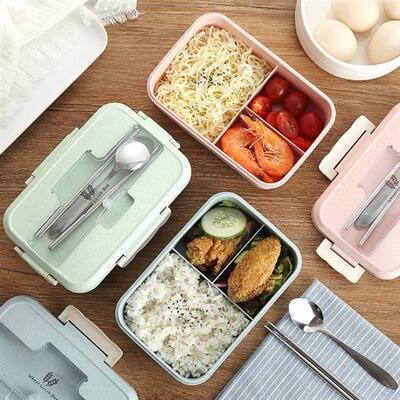 wheat straw lunch box for women korean lunch box can be