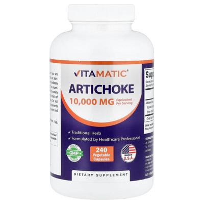 Vitamatic,Artichoke, 240 Vegetable Capsules (5,000 mg per Ca