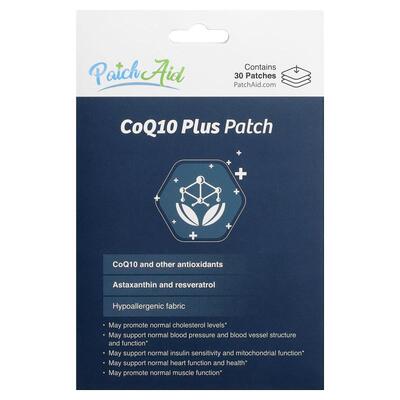 PatchAid,CoQ10 Plus Platch, 30 Patches