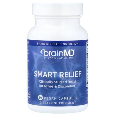BrainMD,Smart Relief, 60 Vegan Capsules