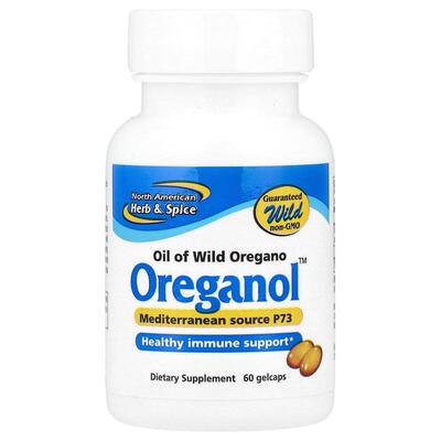 North American Herb & Spice,Oreganol 牛至油软凝胶，60 粒装