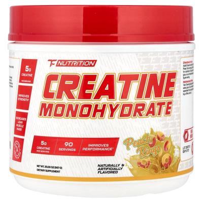 TC Nutrition,Creatine Monohydrate, Peach Rings, 20 oz (567 g