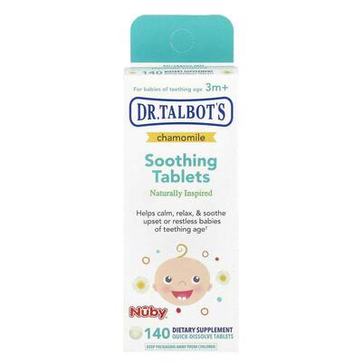 Dr. Talbot's,舒缓片剂，洋甘菊味，3 个月以上，140 片速溶片
