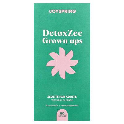 JoySpring,DetoxZee Grown Ups, Zeolite For Adult