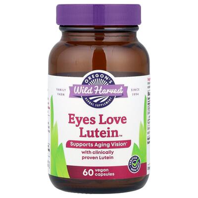 Oregon's Wild Harvest,Eyes Love Lutein™，60 粒全素胶囊