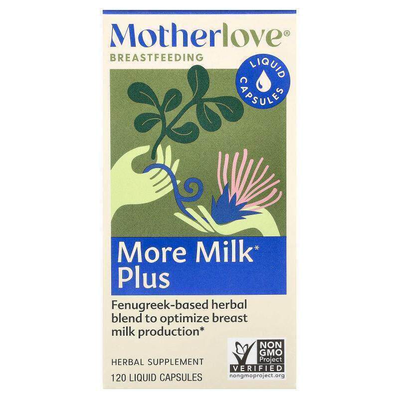 Motherlove,母乳喂养,增加更多母乳,120 粒液体胶囊