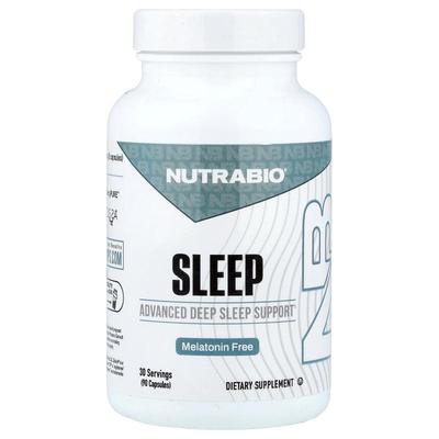 Nutrabio Labs,Sleep, Melatonin Free, 90 Capsules
