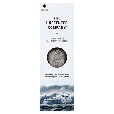 The Unscented Company,烘干球，3 个，115 克（4.05 盎司）