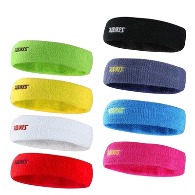 AOLIKES High Quality Cotton Sweat Headband For Men Sweatban