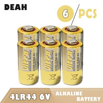 6pcs Primary Dry Batteries 4LR44 6V Alkaline Battery 476A L1