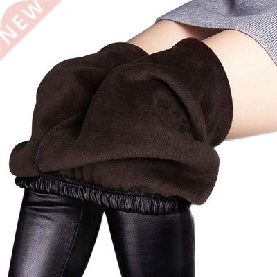 Winter leggings women autumn warm leggings Fake leather Velv