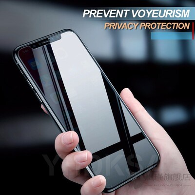 Anti Spy Tempered Glass For iPhone X XR XS 11 Pro Max Privac