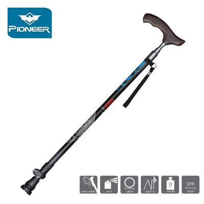 Ergonomic T-Grip Hand Crutch Walking Stick Carbon Fiber Ultr