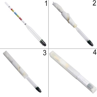 Triple Scale Hydrometer For Home Brew Wine Beer Cider Alcoho