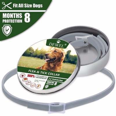 Dewel Dog Collar Anti Flea Mosquitoes Ticks Insect Waterproo