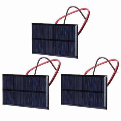 3pcs DC 6V 1W Solar Panel Cell Power Module Polycrystalline