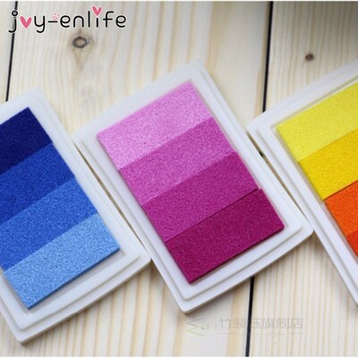 1PCS 6style Inkpad Ink stamp pad Colorful Cartoon Craft Inkp