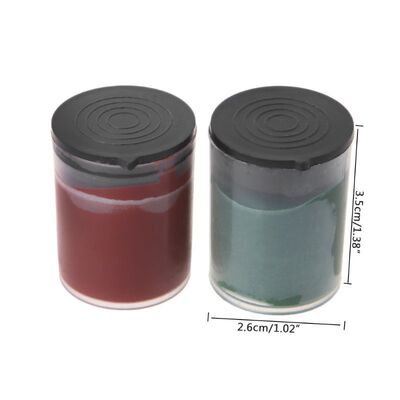 2pcs Metal Polishing Paste Chromium Oxide Lapping Abrasive F