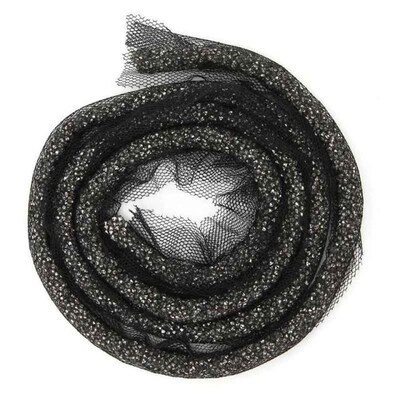 macrame cord rope Rhinestone Rope Semicircle Double Pointed