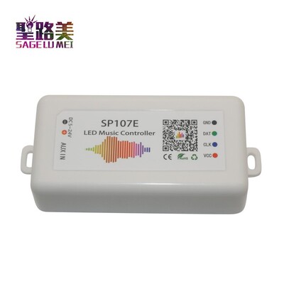 SP107E DC5V-24V Bluetooth Music LED Controller full color RG