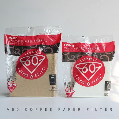 Hario V60 Filter Coffee Paper 1-4 Cup for Specialized Cafe V