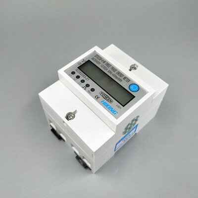 4P 10(100)A three phase Din rail KWH Watt hour din-rail ener