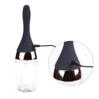 Electric Enema Cleaning Vibrator Massage Frequency Modes Sil